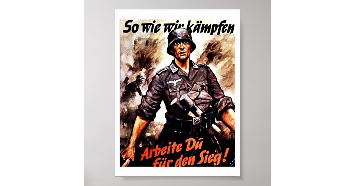 We Wie Wir Kampfen Poster | Zazzle