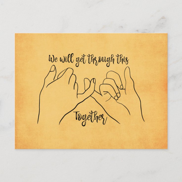 We will Get through This Together Postcard | Zazzle