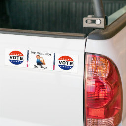 We Will Not Go Back Bumper Sticker | Zazzle