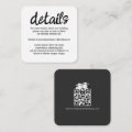 We Will Say I Moo Cow Wedding QR Code Enclosure Card | Zazzle