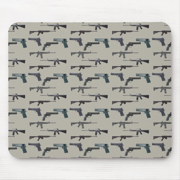Weapons Collage Mouse Pad | Zazzle.com