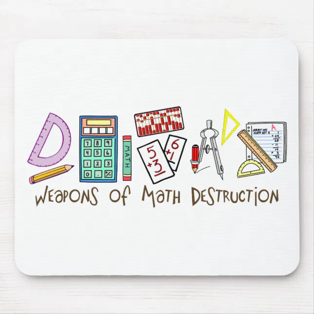 Weapons Of Math Destruction Mouse Pad | Zazzle