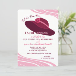 Wear A Hat Invitation | Zazzle