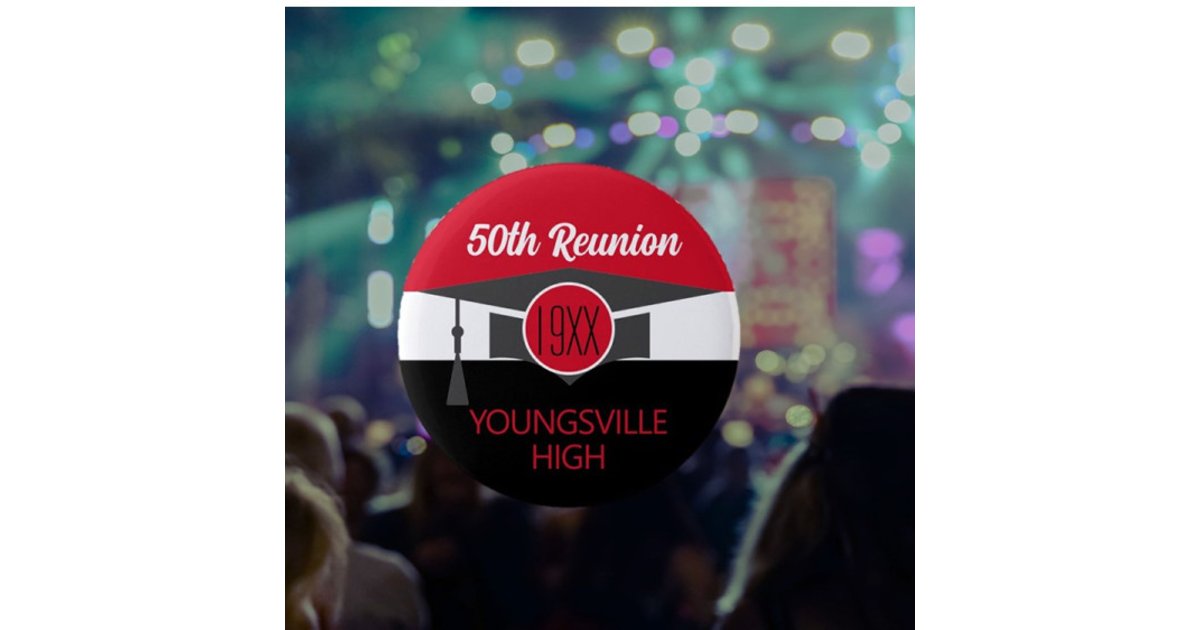 Wear it! Custom class reunion button | Zazzle