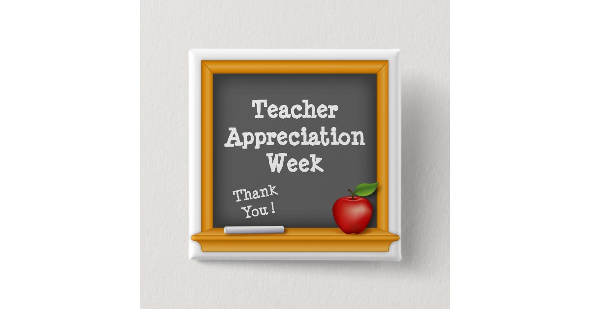 Wear it Proud: Teacher Appreciation Button | Zazzle