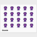 Wear Purple for Peace Day Classic Round Sticker | Zazzle