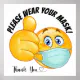 WEAR YOUR MASK POSTER | Zazzle