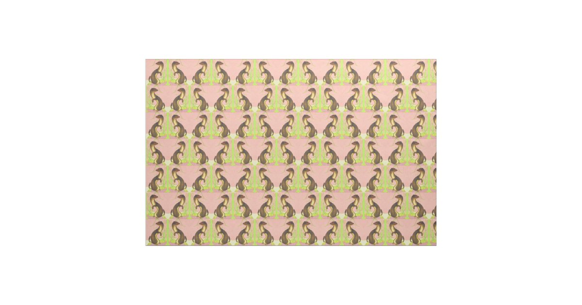 weasel print fabric | Zazzle