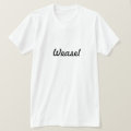 Weasel T-Shirt | Zazzle