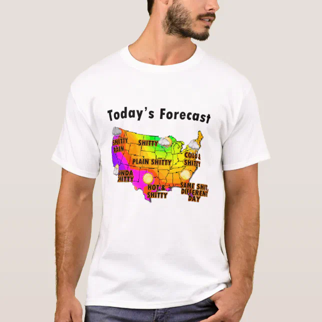 Weather Forecast T-Shirt | Zazzle
