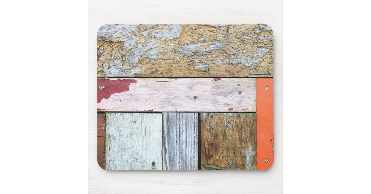 Weathered Wood Planks Mouse Pad | Zazzle