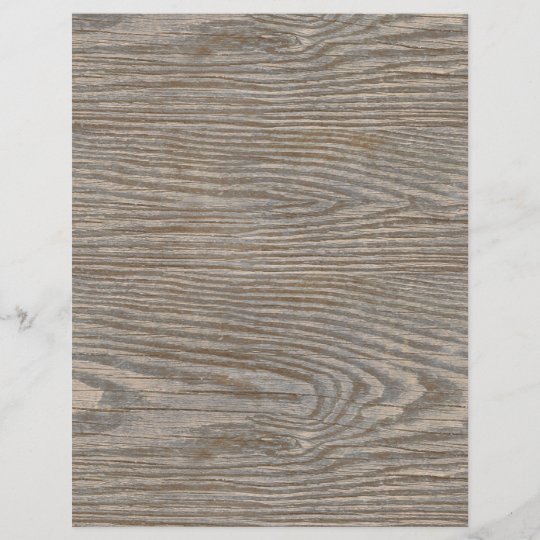Weathered Wood Rustic Beige Scrapbook Paper | Zazzle.com