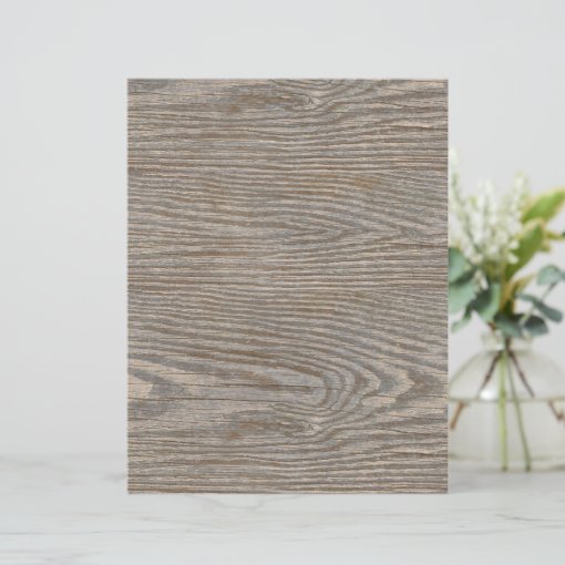 Weathered Wood Rustic Beige Scrapbook Paper | Zazzle