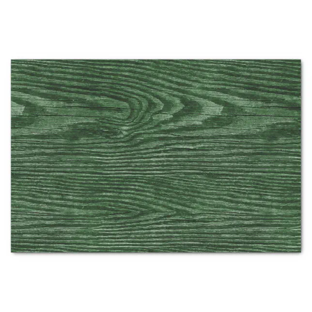 Weathered Wood Texture Hunter green Tissue Paper | Zazzle