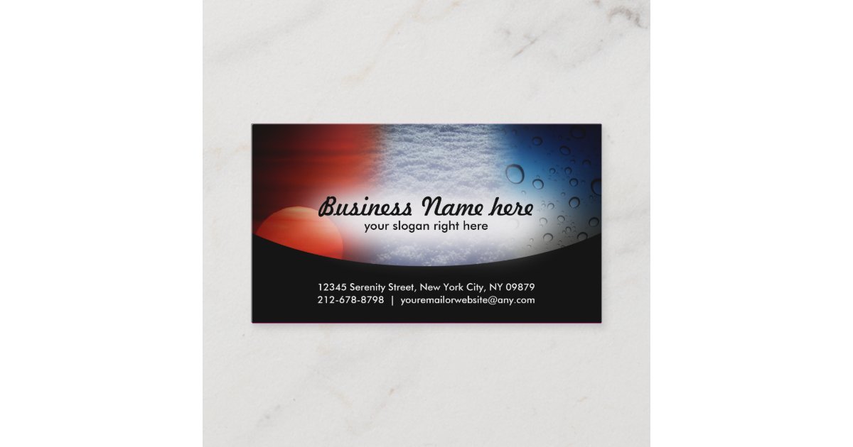 Weatherization Business Cards | Zazzle