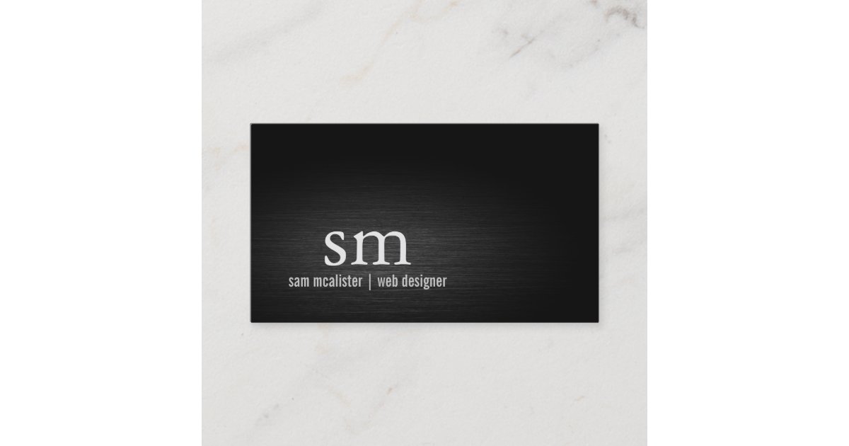 Web Designer Internet Technical Monogram Business Card | Zazzle