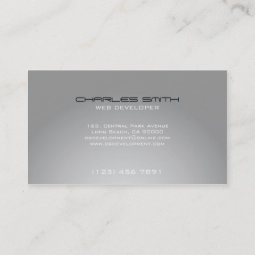 Web Developer - business cards | Zazzle