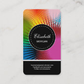 Web Developer- Colorful Abstract Pattern Business Card | Zazzle