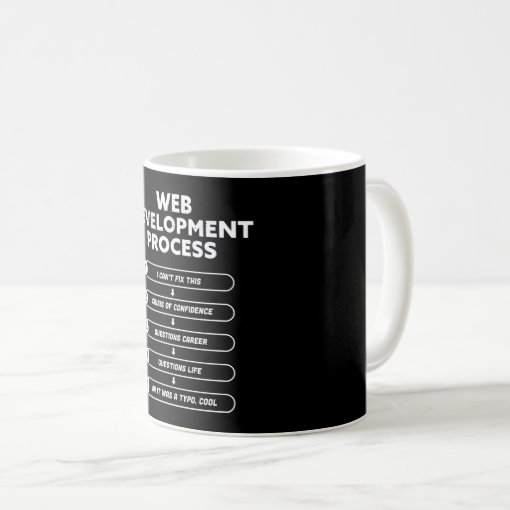 Web Development Process Coding Geek Gift Coffee Mug | Zazzle
