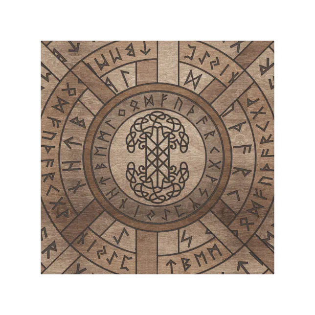 Web of Wyrd The Matrix of Fate and Tree of life Canvas Print | Zazzle
