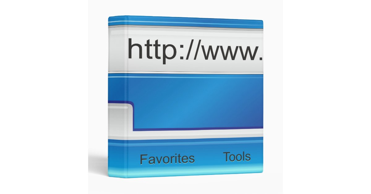 Web Page Browser Binder | Zazzle