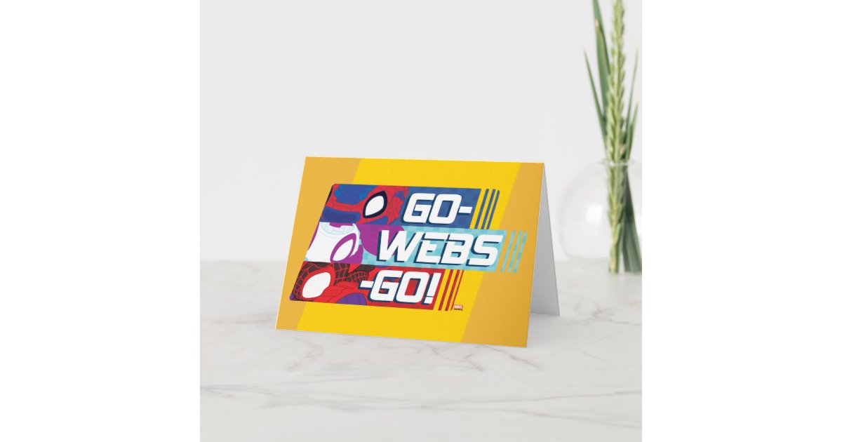 Web Squad Racers Go-Webs-Go! Card | Zazzle
