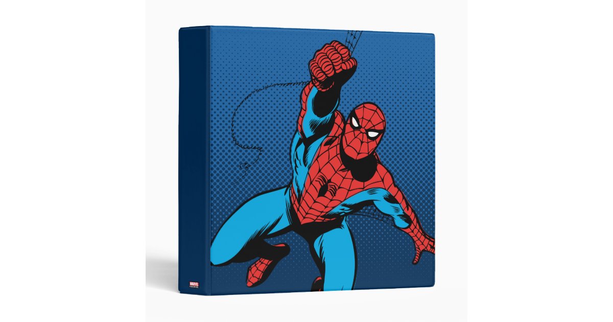 Web-Swinging Spider-Man 3 Ring Binder | Zazzle