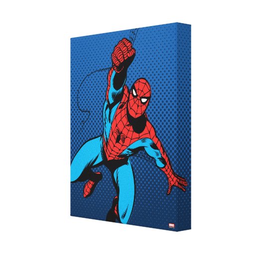 Web-Swinging Spider-Man Canvas Print | Zazzle