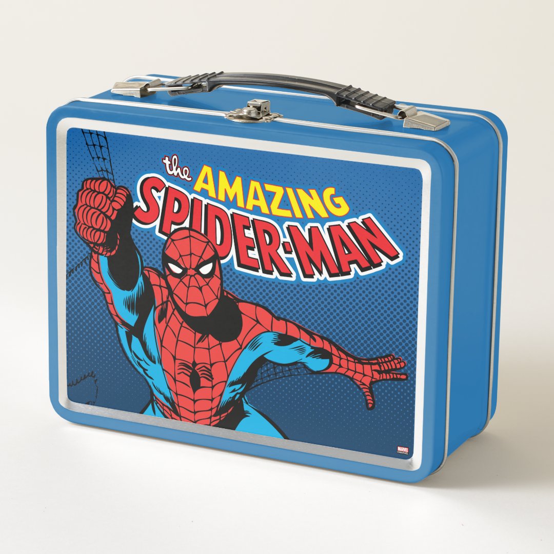 Web-Swinging Spider-Man Metal Lunch Box | Zazzle Web-Swinging Spider-Man Metal Lunch Box | Zazzle