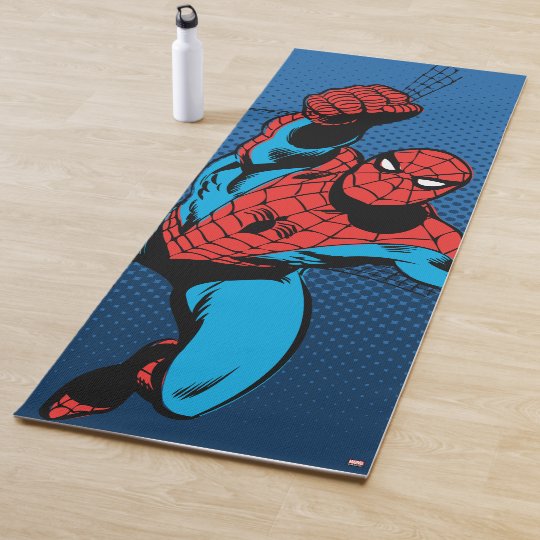 Web-Swinging Spider-Man Yoga Mat | Zazzle.com