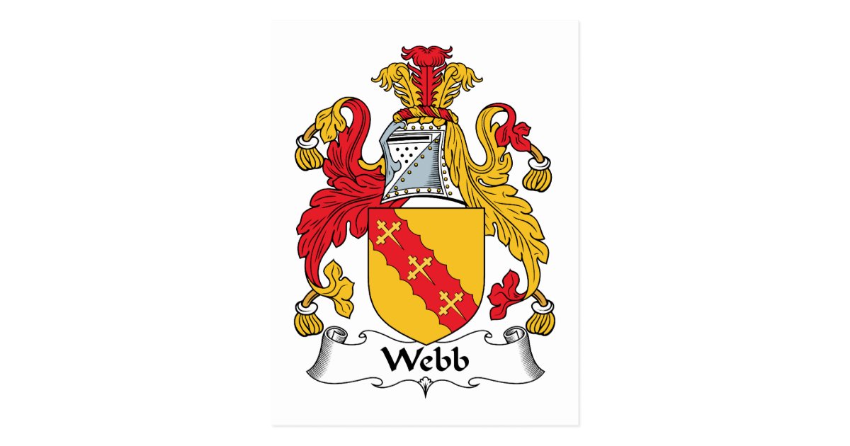 Webb Family Crest Postcard | Zazzle.com