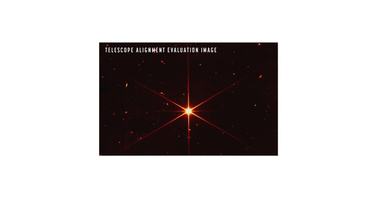 Webb Space Telescope, A Starry Guide to Alignment Photo Print | Zazzle