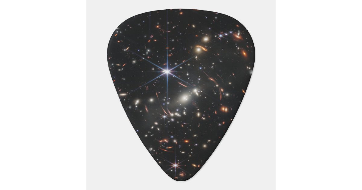 Webb's First Deep Field View of the Universe Guitar Pick | Zazzle