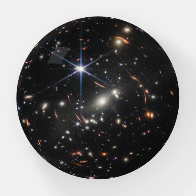 Webb's First Deep Field View of the Universe Paperweight | Zazzle