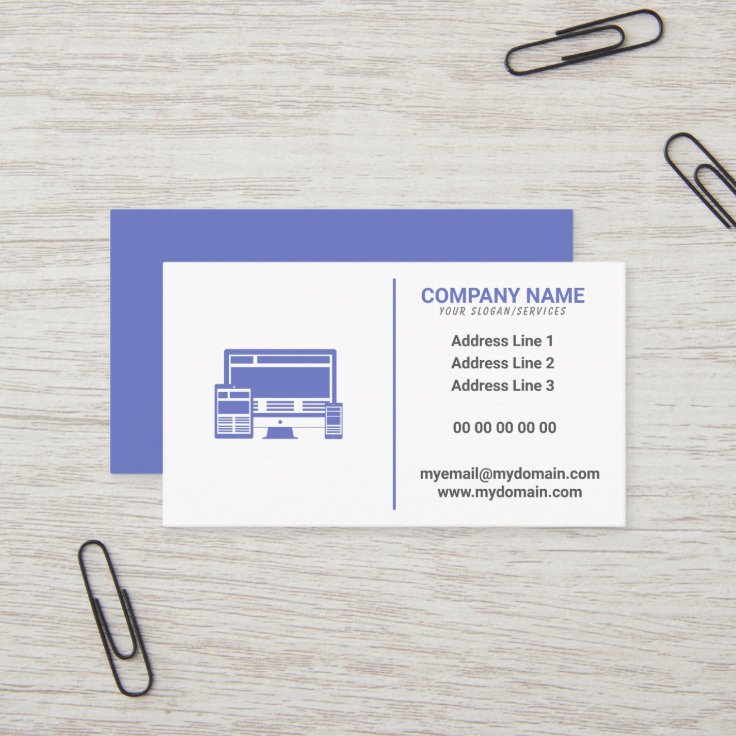 Webmaster & Web Developer Business Card | Zazzle