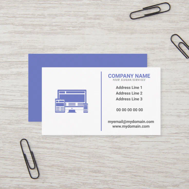 Webmaster & Web Developer Business Card | Zazzle