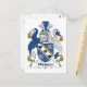 Webster Family Crest Postcard | Zazzle