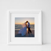 Wedding 8"x8" photo print | Zazzle