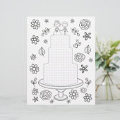 Wedding Activity Dot Game Coloring Page | Zazzle