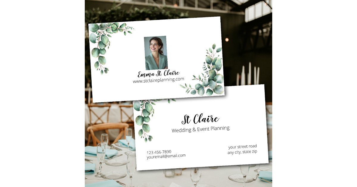Wedding and Event Planner Business Card | Zazzle