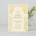 Wedding Anniversary Arch Gold Foil Invitation | Zazzle