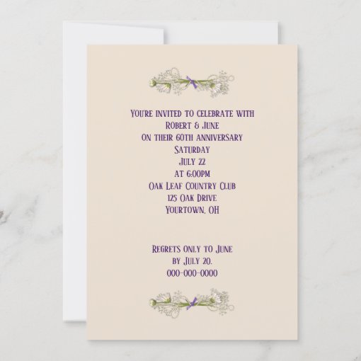 Wedding Anniversary party photo frame Invitation | Zazzle