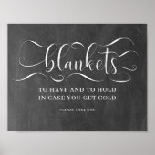 Wedding Blankets Sign | Zazzle