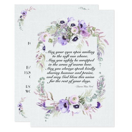 Wedding Blessing Invitation Zazzle wedding-blessing-invitation-zazzle
