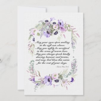 Wedding Blessing Invitation | Zazzle