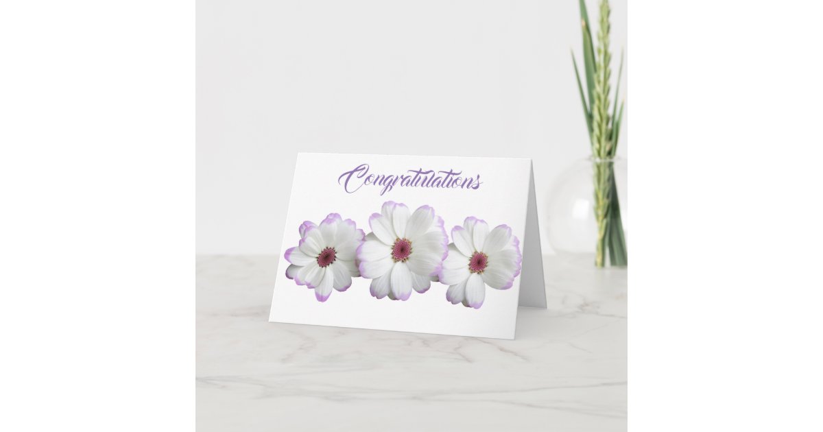 Wedding Bouquet Blossom Romantic Destiny's Destiny Card | Zazzle