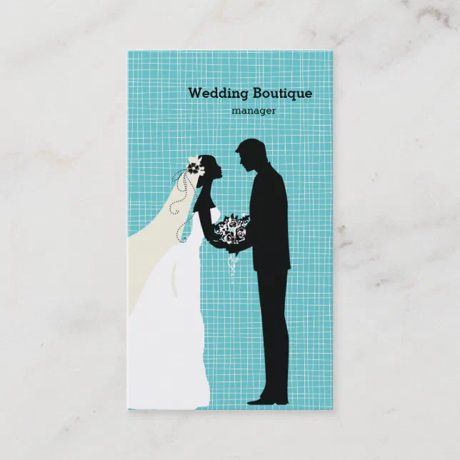 Wedding boutique business card | Zazzle