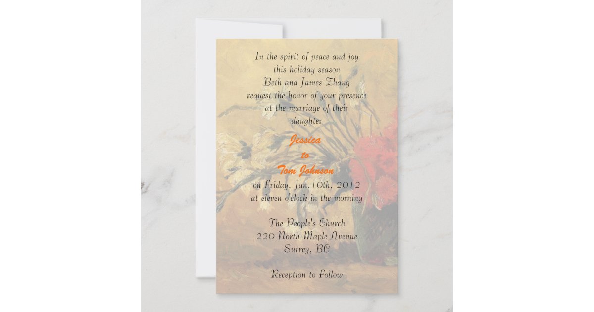 wedding, bride's parents invitation | Zazzle