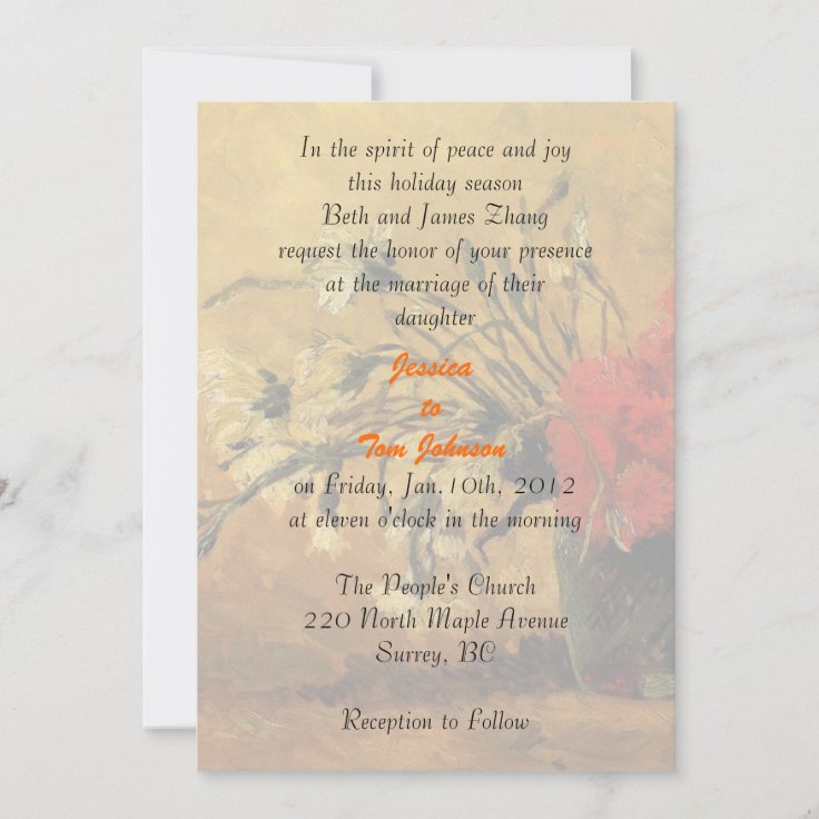 wedding, bride's parents invitation | Zazzle