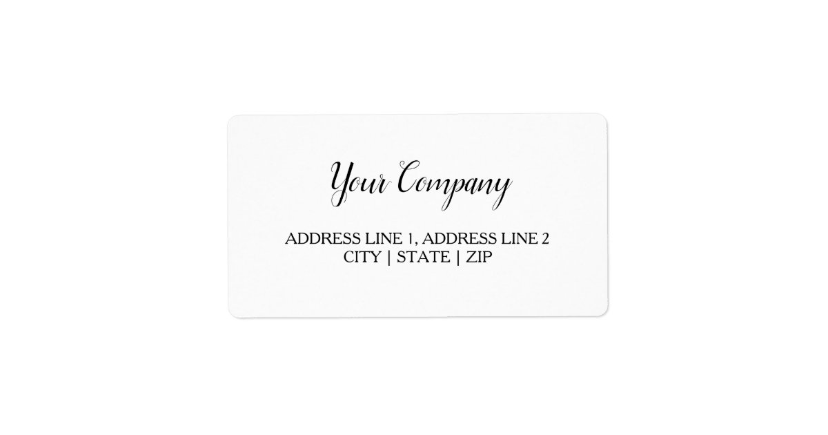 Wedding, Business Shipping Label | Zazzle.com
